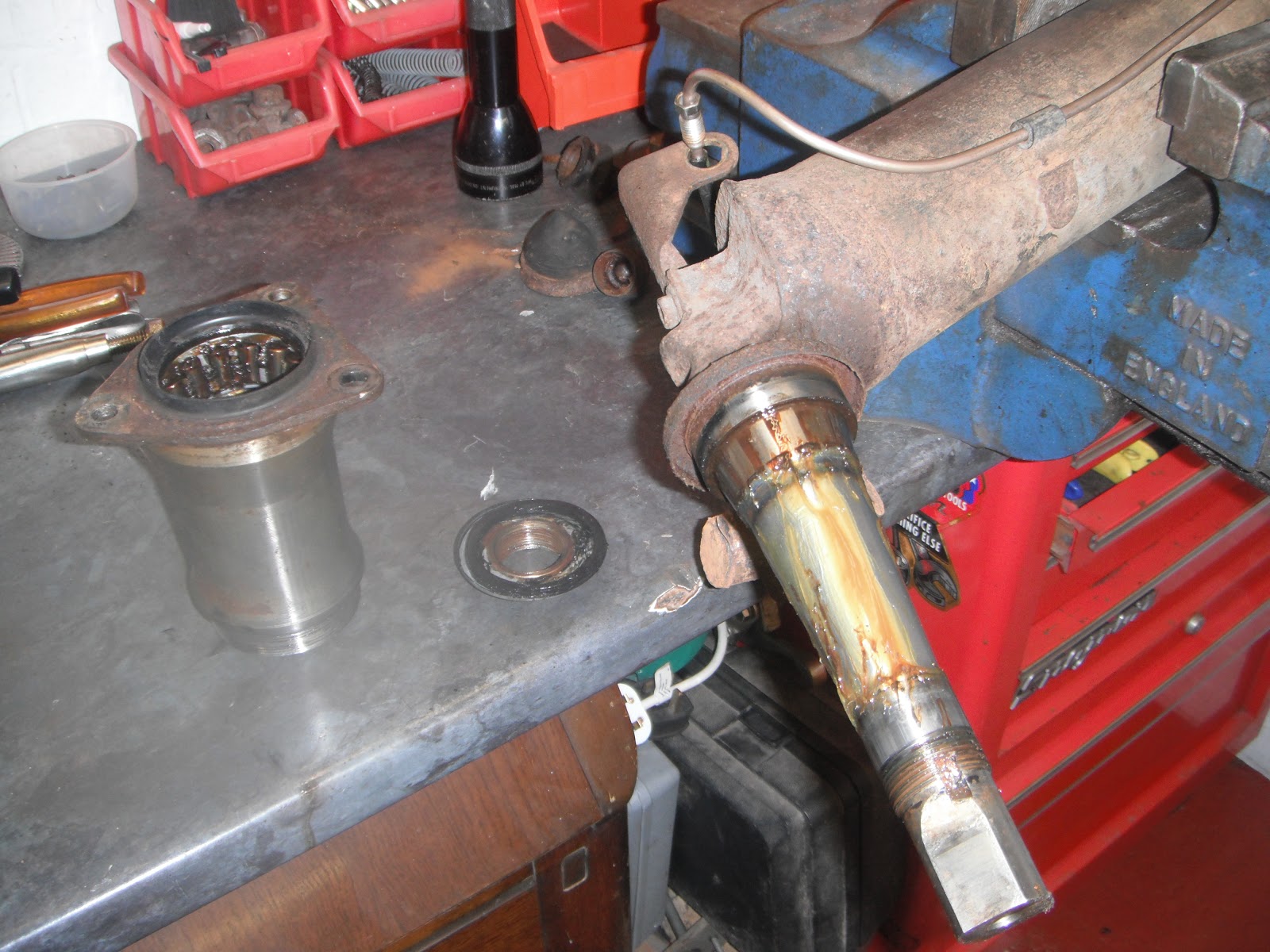 Citroën DS Restoration: Rear suspension