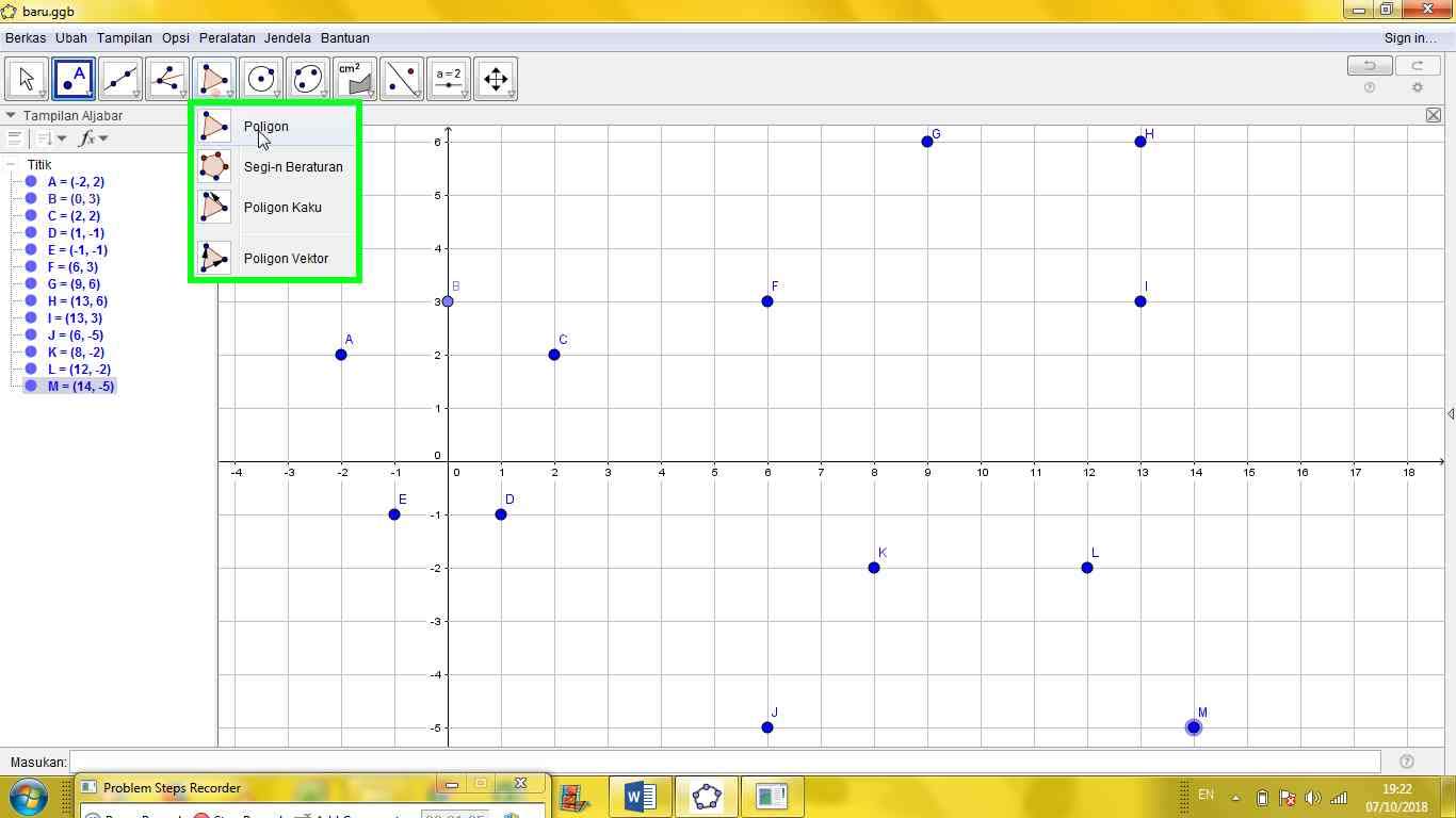 LANGKAH-LANGKAH MENGOPERASIKAN APLIKASI GEOGEBRA | My Blog My Destination