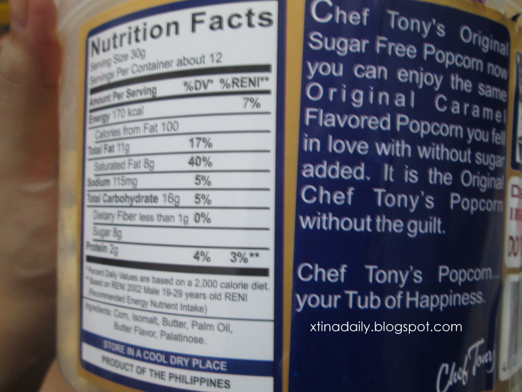 Chef Tony's Popcorn - celebraTINg exisTENce