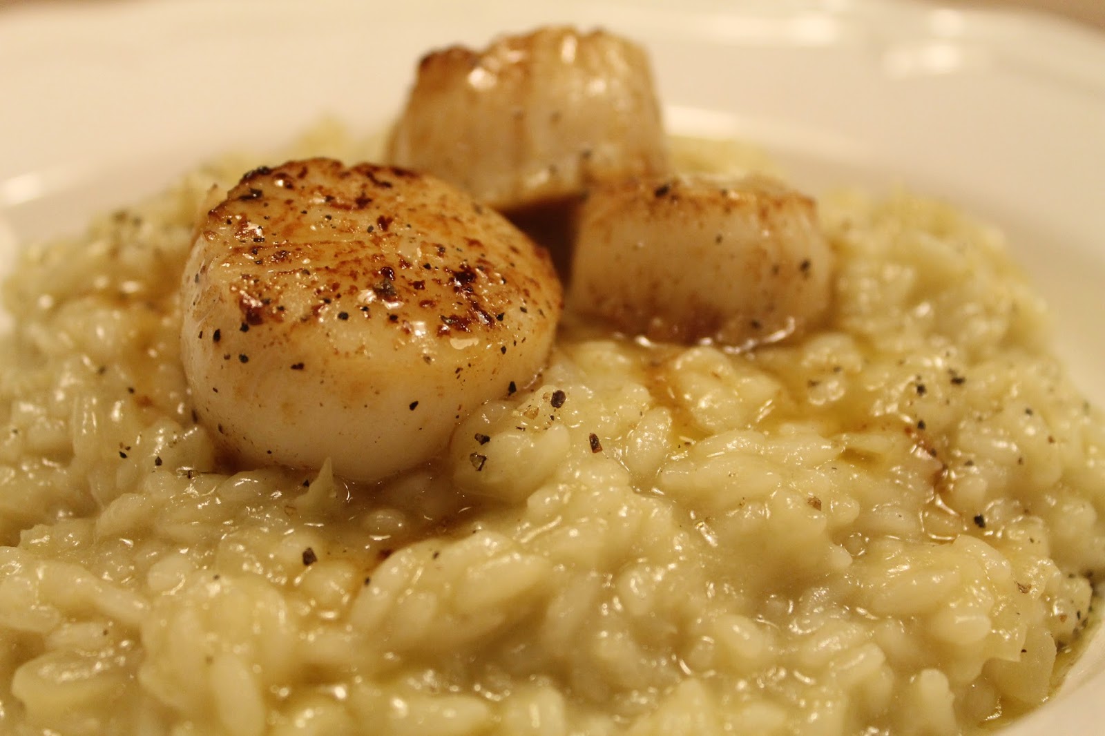 La Chatte Gitane : Celeriac Risotto and Scallops