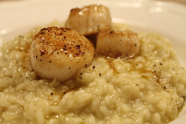 La Chatte Gitane : Celeriac Risotto and Scallops