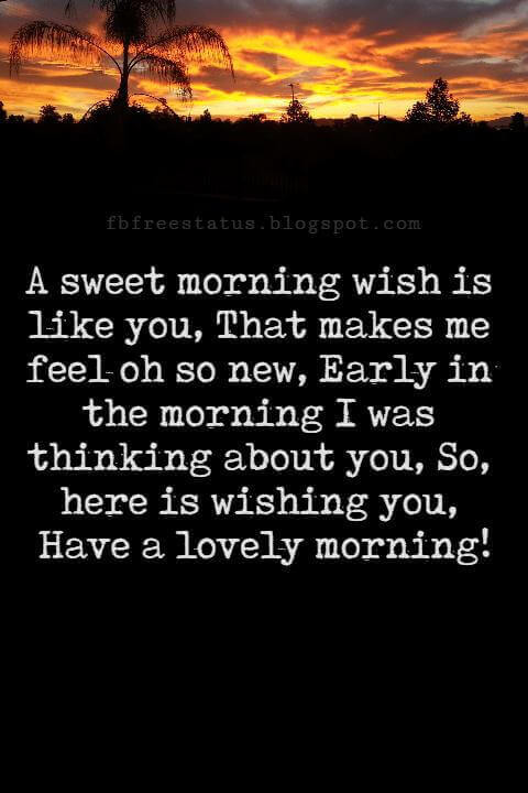 Cute Good Morning Text Messages With Beautiful Morning Images