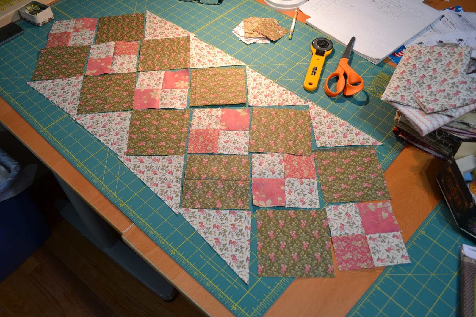 Double Four Patch Table Runner Tutorial