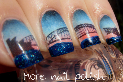 Aussie Nails - Sydney Harbour Bridge ~ More Nail Polish