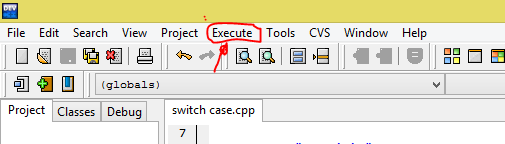 Contoh Program Sederhana Switch Case pada C++ ~ Ana-ana Bae Sung