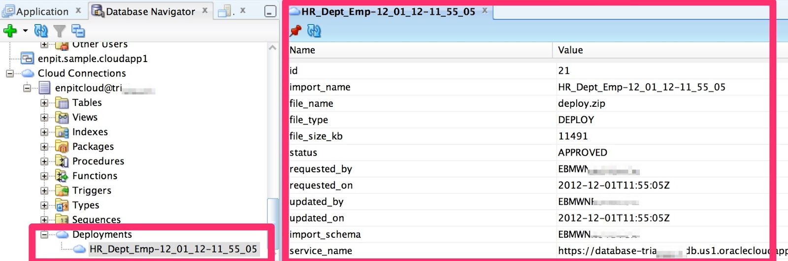 Practical Experience On Oracle Products Deploying Database Objects To Oracle Cloud Using Jdeveloper