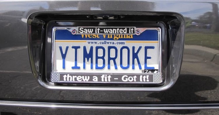 Between Two Trees: Vanity Plates