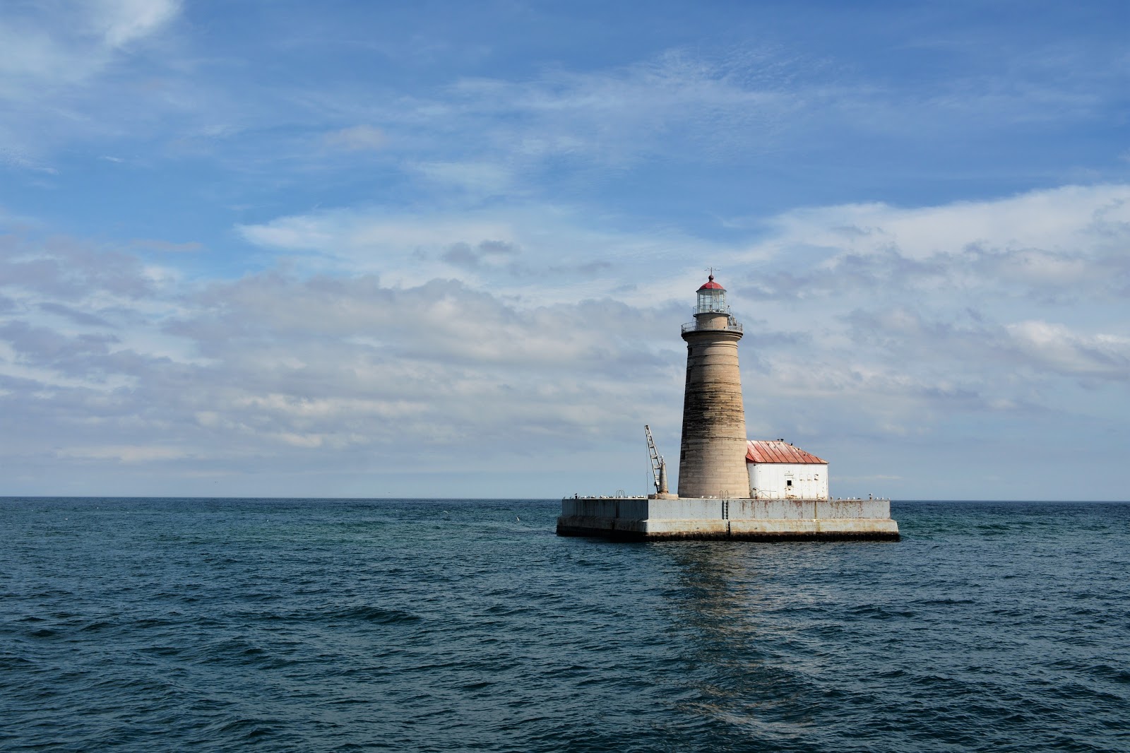 WC-LIGHTHOUSES: SPECTACLE REEF LIGHTHOUSE - LAKE HURON, MICHIGAN