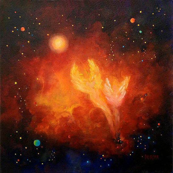 Marina Petro ~ Adventures In Daily Painting: "Angelfire" Angel Art ...