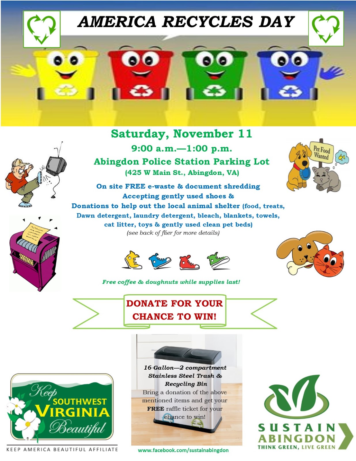 Town of Abingdon, Virginia : 2017 America Recycles Day