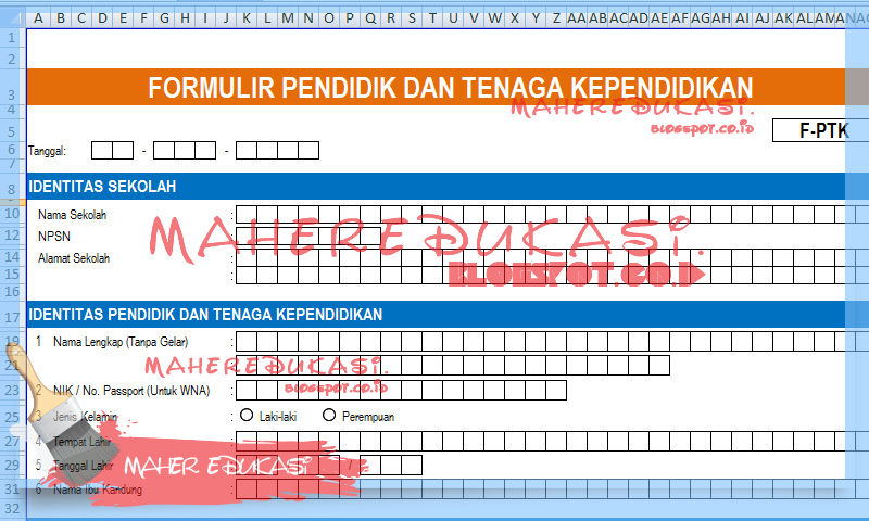 DOWNLOAD FORMULIR DAPODIK VERSI 2016 UNTUK SD SMP SMA SMK DAN SLB ...