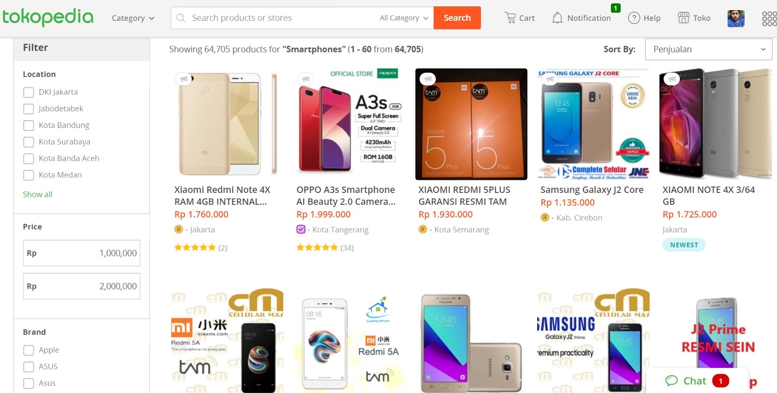 Tokopedia The Most Popular Marketplace In Indonesia