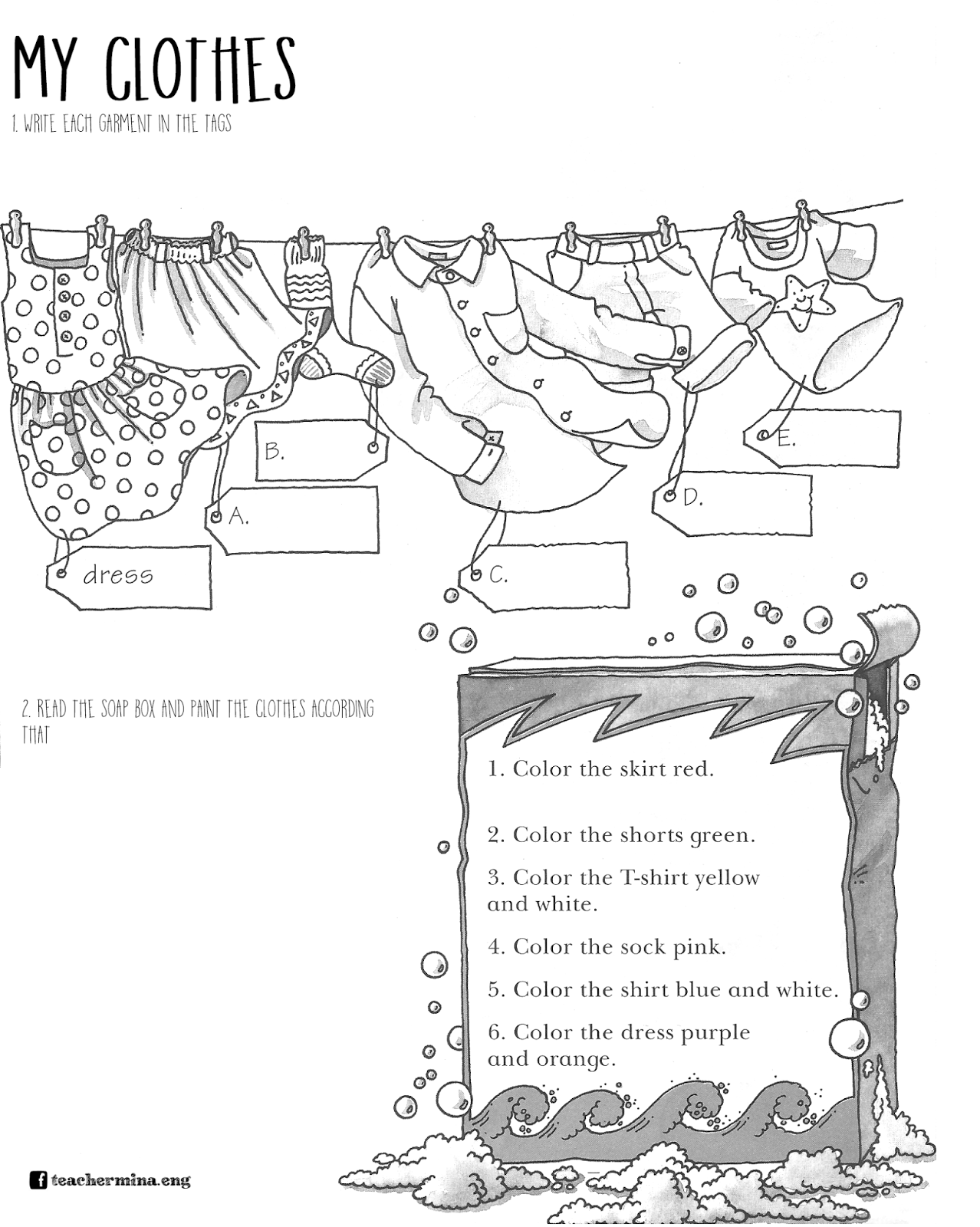 Teachermina: [activity] clothes