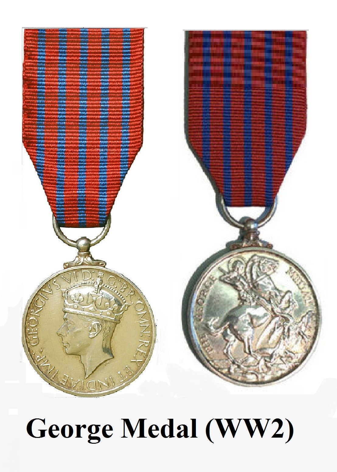 WW2 - The Second World War: A George Medal during the invasion of Sicily