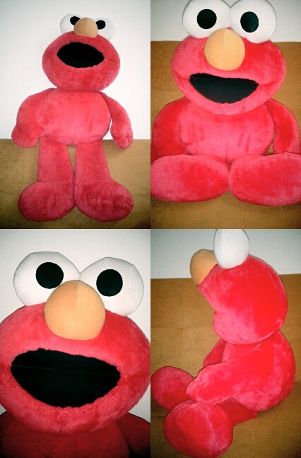 Pu3 Store @~Sold Item~@: ELMO Plush Toy Jumbo Size