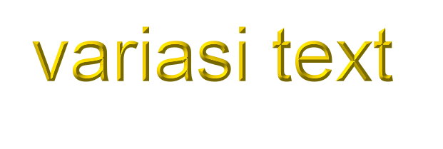 Cara Membuat Variasi Tulisan 3D | Majalengka Dunia Maya