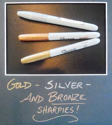 Artists' Mediums blog!: Metallic Sharpies!
