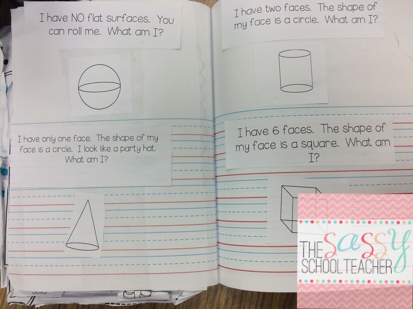 The Sassy School Teacher: Fun with 3D shapes!