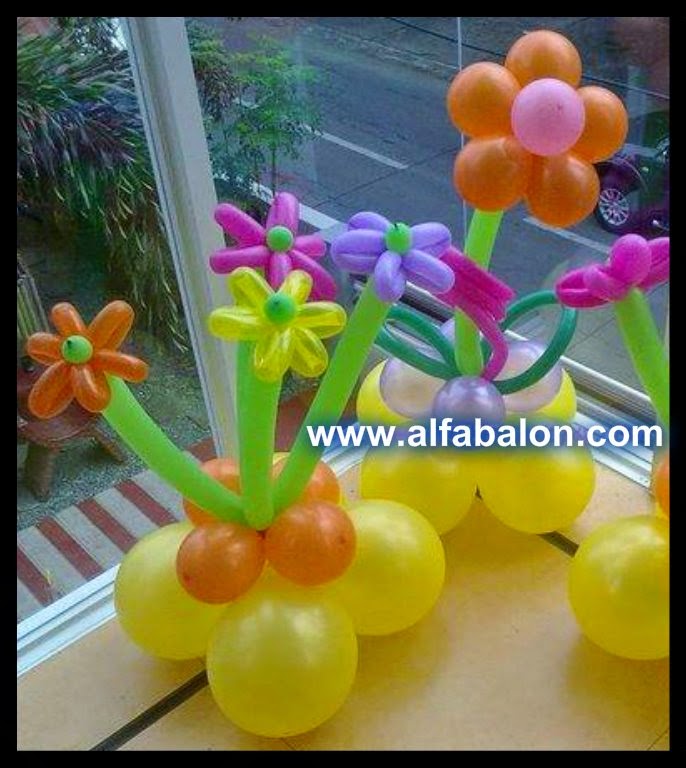 DEKORASI BALON BUNGA ~ JUAL BALON LED