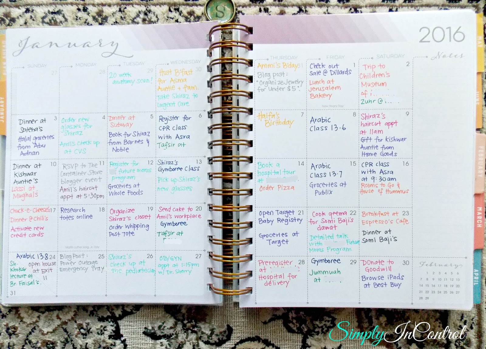 Simply in Control: Inkwell Press Flex Planner Review