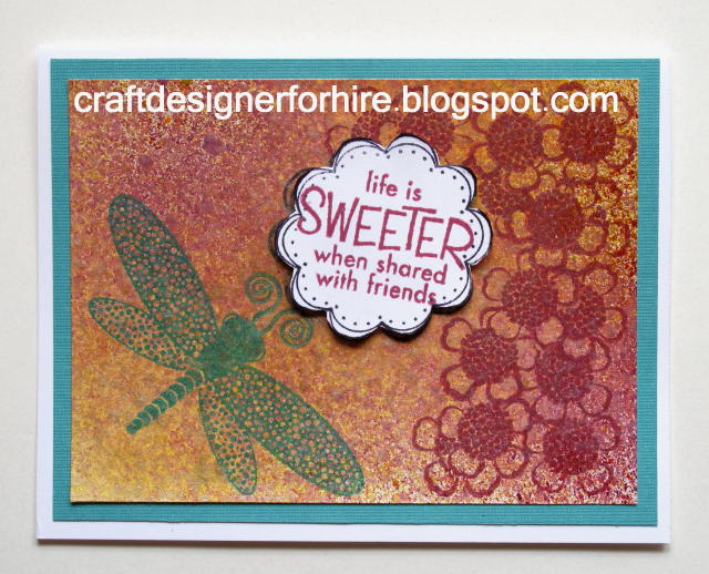 Craft Designer--Drama Card Project #2 — Craft Designs by Eve Leder