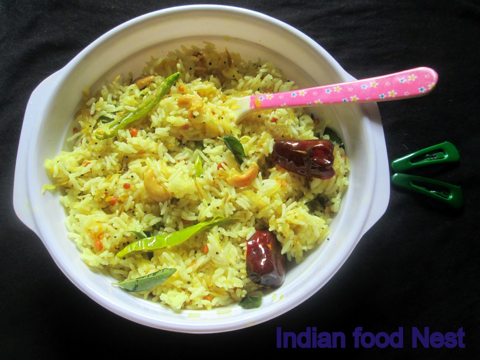 Indian Food Nest: Mango Rice Recipe / Maangai Sadham recipe