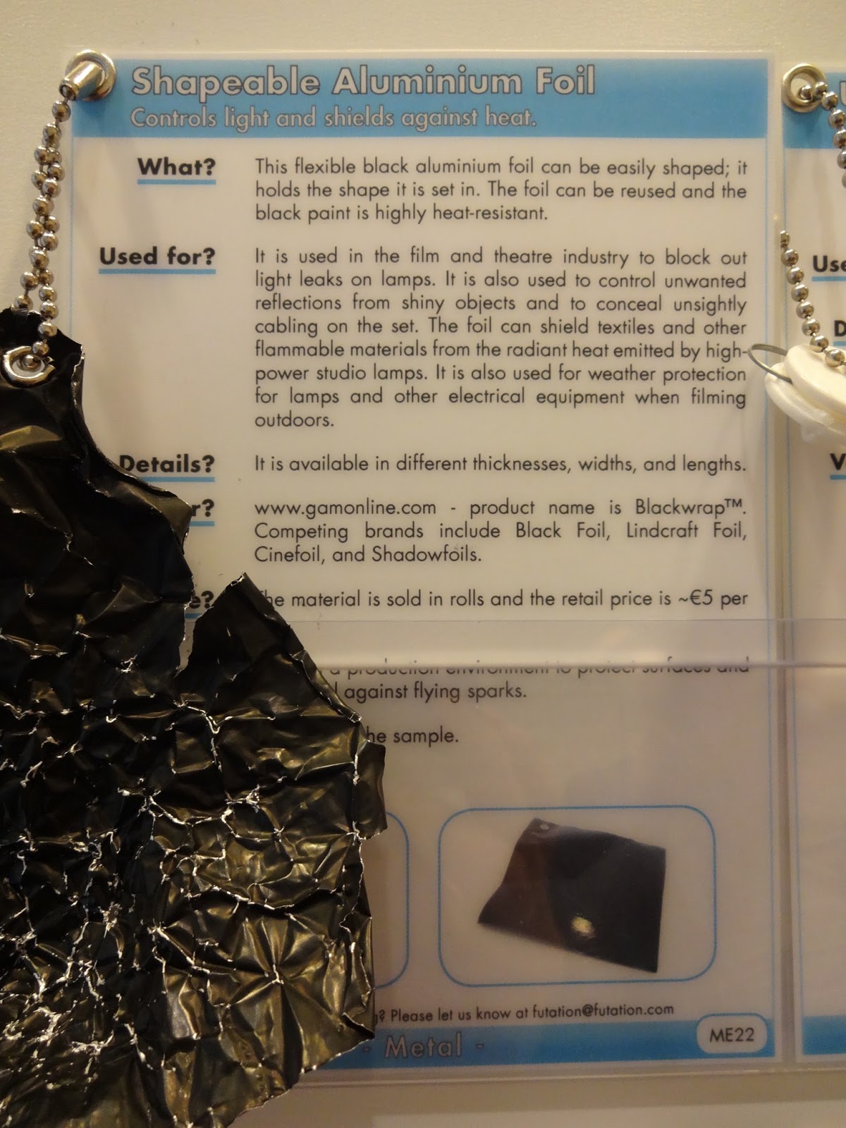 All things Metal: Shapeable Aluminum Foil