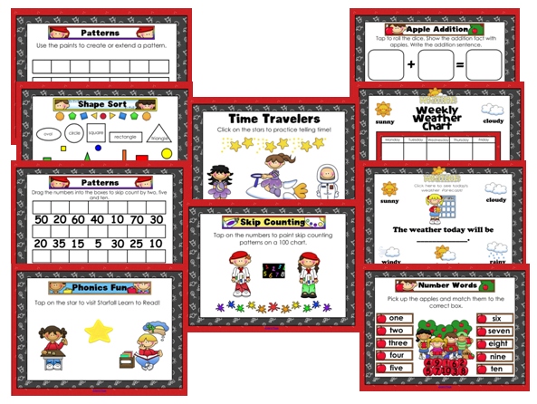 First Grade Gallery- Lessons for Little Learners: SmartBoard Calendar ...