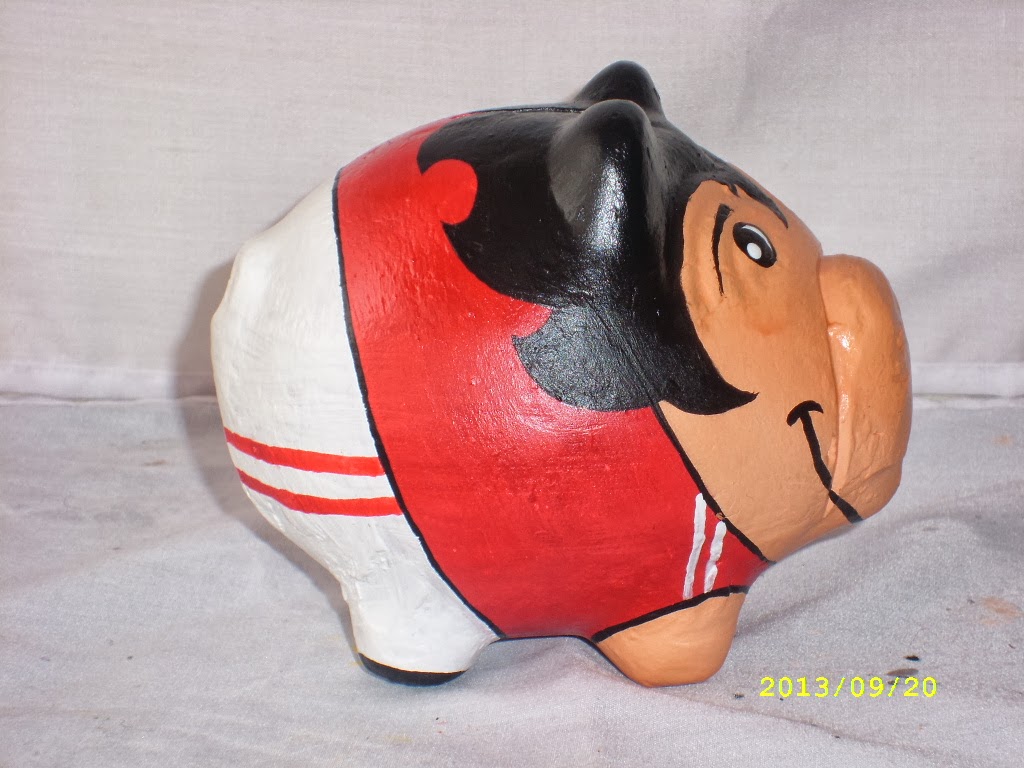 Marrano Pintado "Hincha Del América" - Mega Marranos pintados