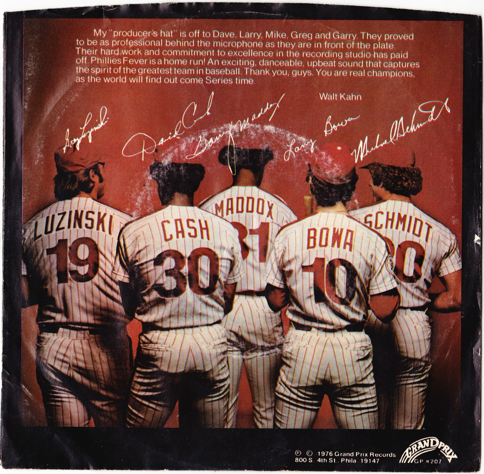 Papergreat: Some Phillies Fever from the Bicentennial summer of 1976