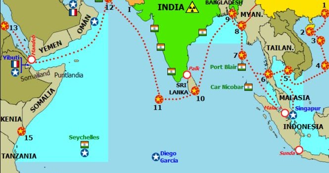 String of Pearl Theory and India's relation with China