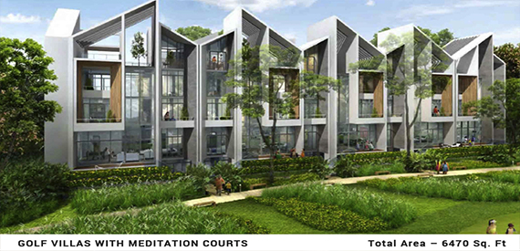 Luxury villa: Rise golf villas for sale in Greater Noida