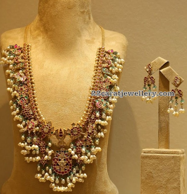 Kundan and Antique Style Guttapusalu - Jewellery Designs