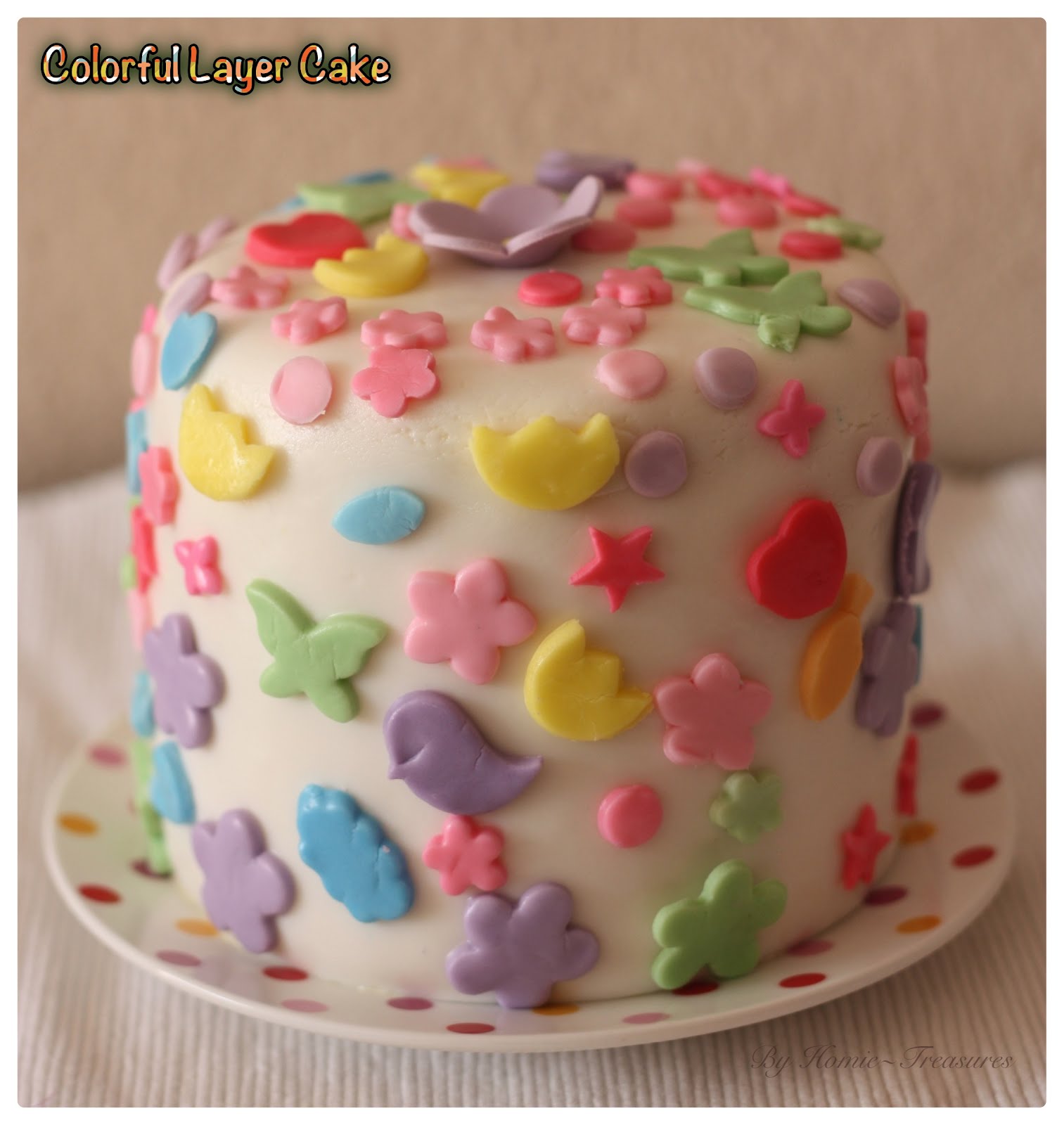 Colorful Layer Cake 彩色蛋糕