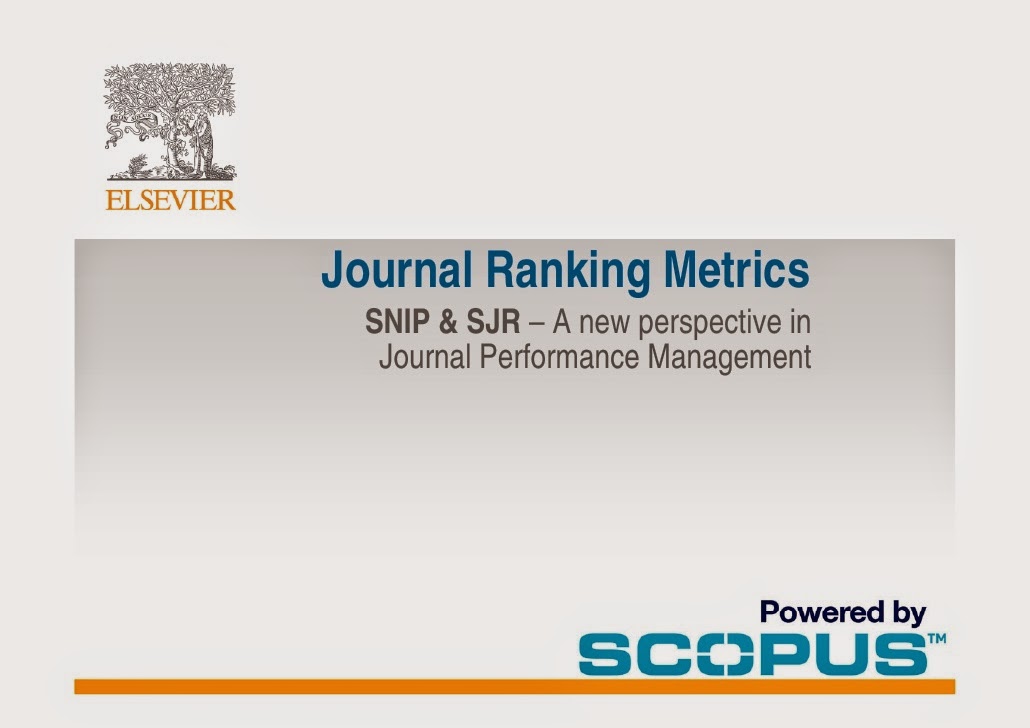 Noticias y Punto: SCImago Journal Rank (SJR) y Source Normalized Impact ...