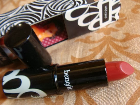 Benefit Full Finish Lipstick Wild Card Review & Swatches - Happiest Ladies