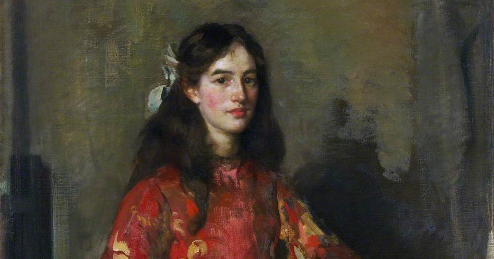ART BLOG: Edward Arthur Walton - Portrait of Cecile Walton