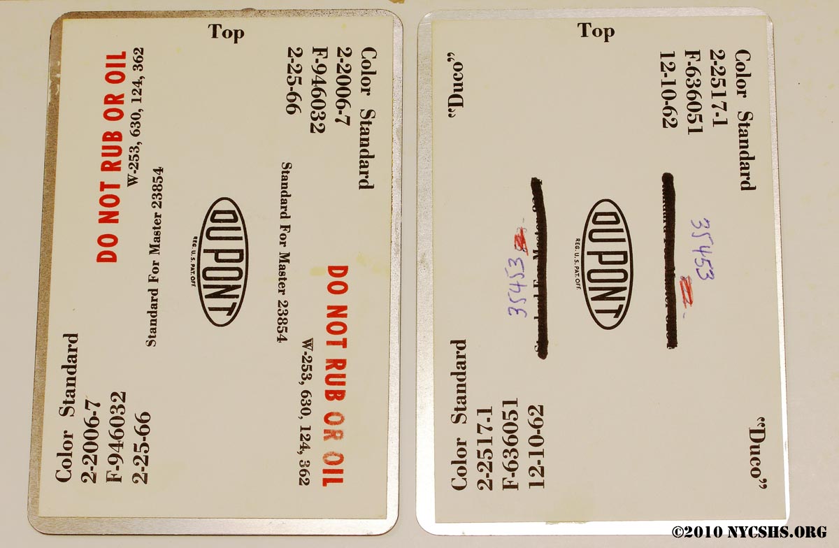 New York Central System Historical Society, Inc.: NYC Colors