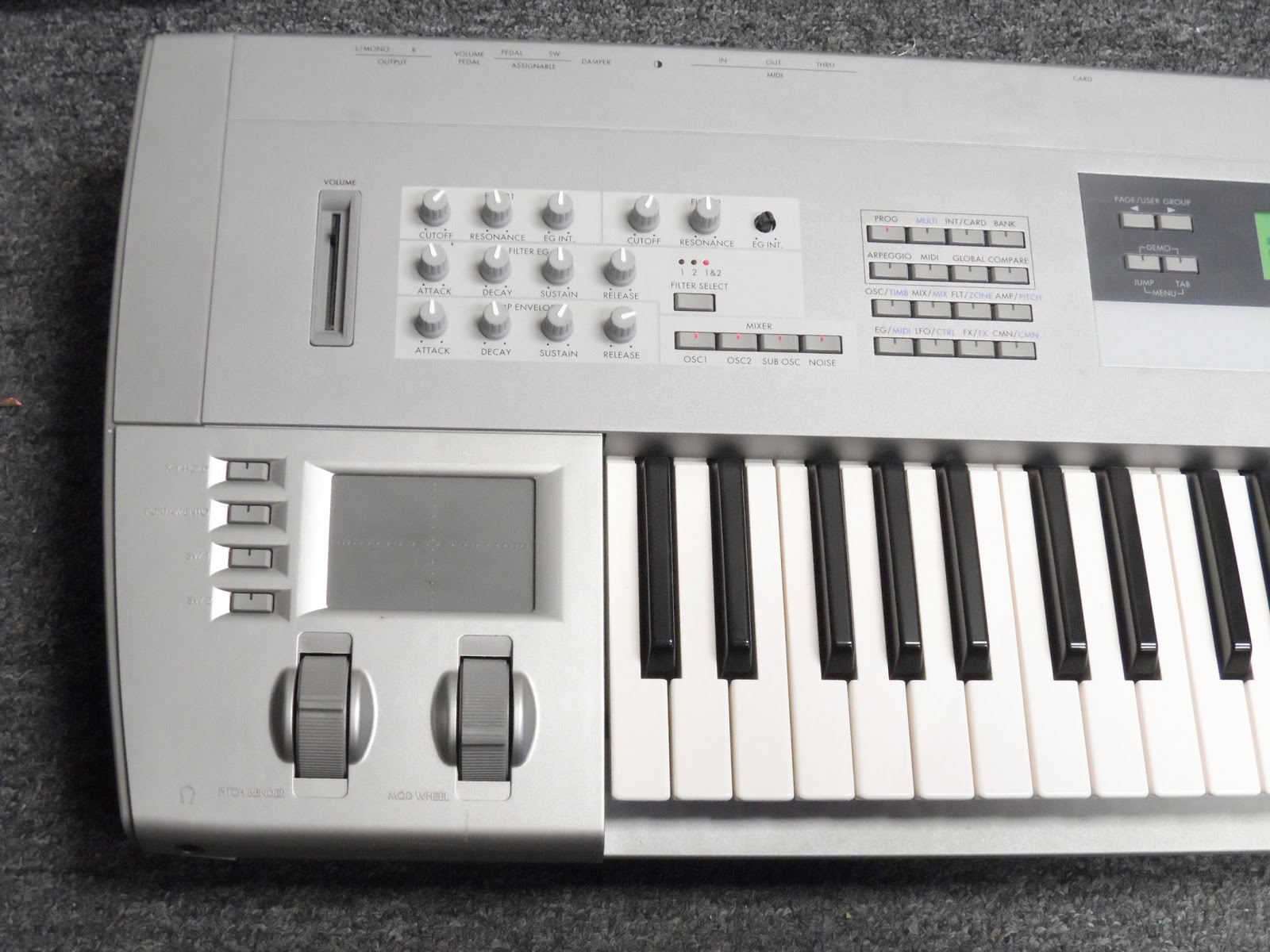 MATRIXSYNTH: Korg Z1 Physical Modeling & Virtual Analog Synth SN 005806