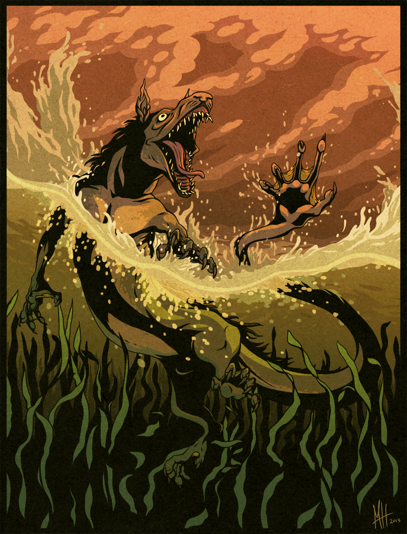 El grimorio de bestias: Ahuízotl