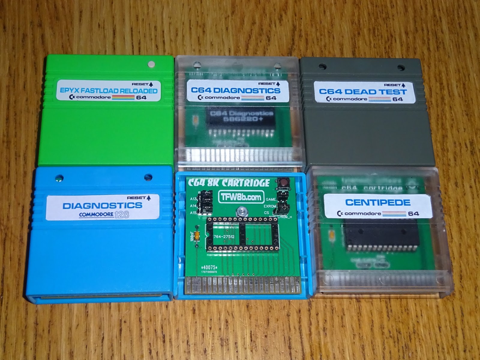 Tynemouth Software: Commodore 64 Cartridge Cases and PCBs
