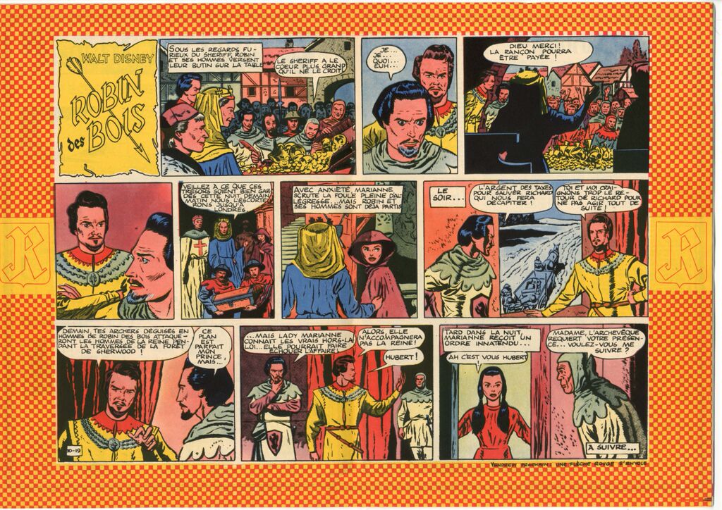 Walt Disney's Story Of Robin Hood: Disney's Robin Hood Comic Strip. 8
