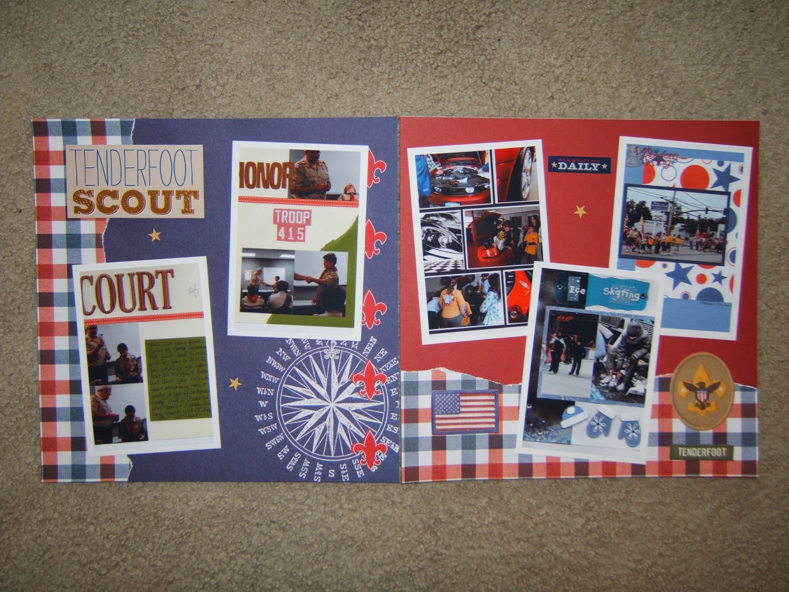 Made Just For You Scrapbooks: Boy Scout Scrapbook Album