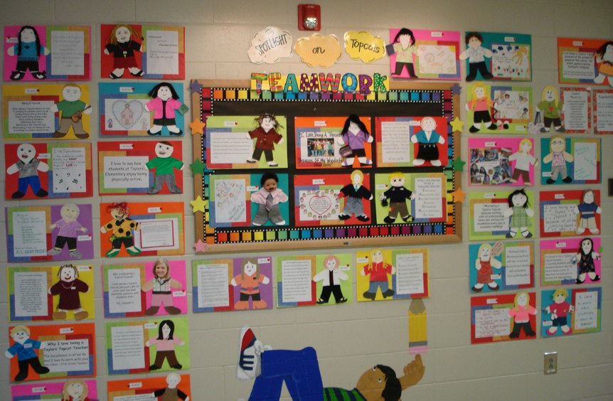 Bulletin Boards to Remember: Faculty Self Portraits