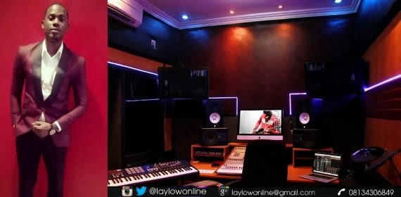Photos: Nigerian music producer Laylow opens new studio in Lekki
