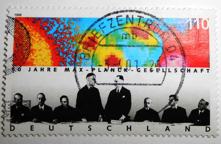 No.1 stamps exchange : Germany - 50 Jahre Max-Planck Gesellschaft zur ...