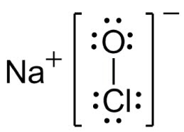 Lewis Structure of NaClO and C2H4O2