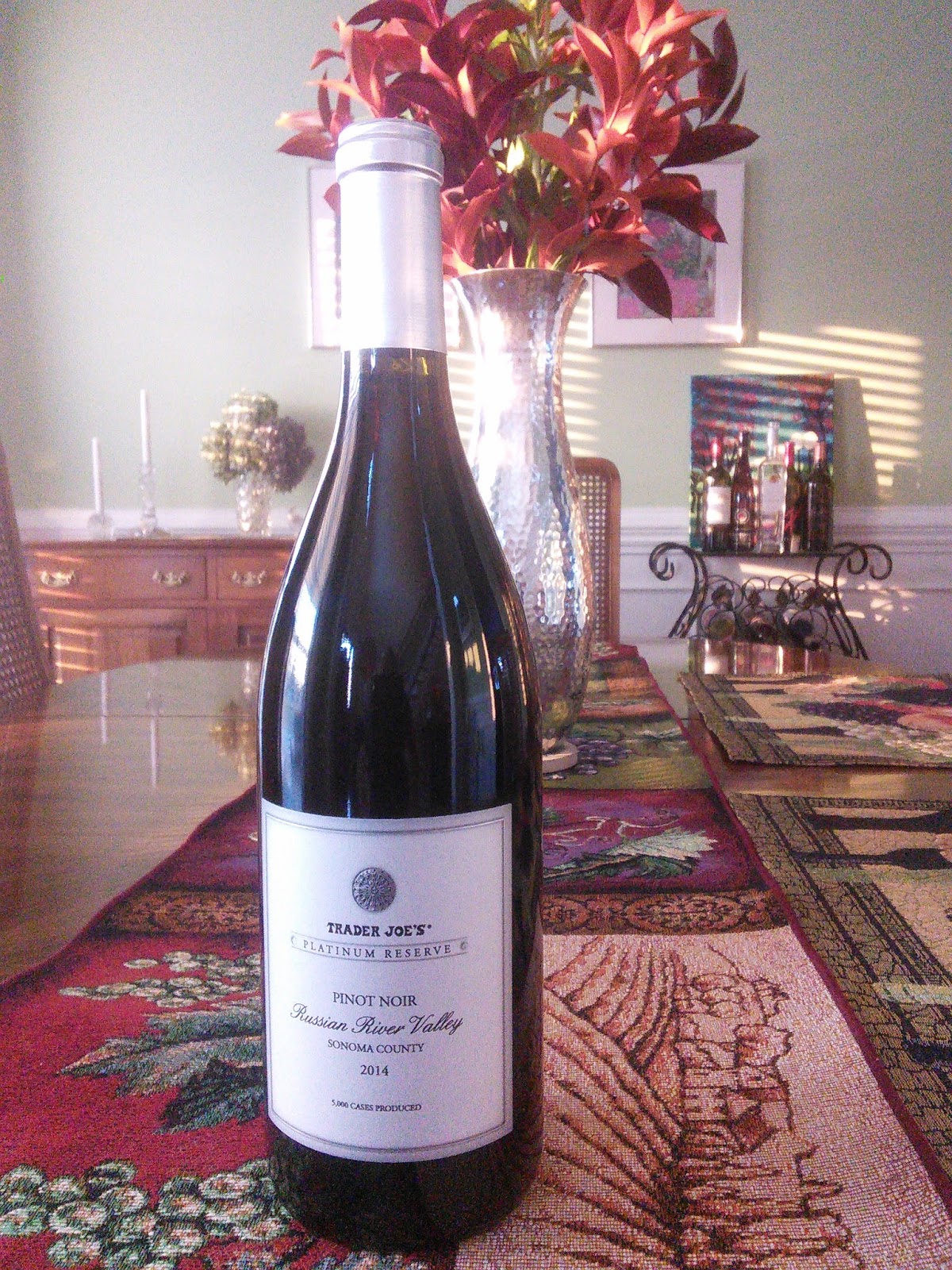 Trader Joe's Platinum Reserve Pinot Noir Russian River Valley 2014