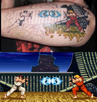 Street Fighter: Tatuagem de Street Fighter