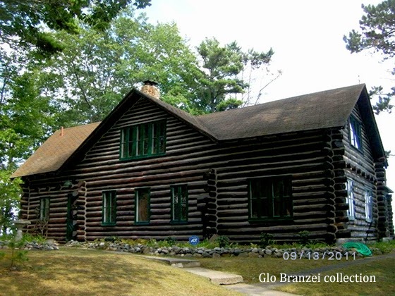 RETRO KIMMER'S BLOG: HARRY BENNETT'S EAST TAWAS LOG CABIN PHOTOS